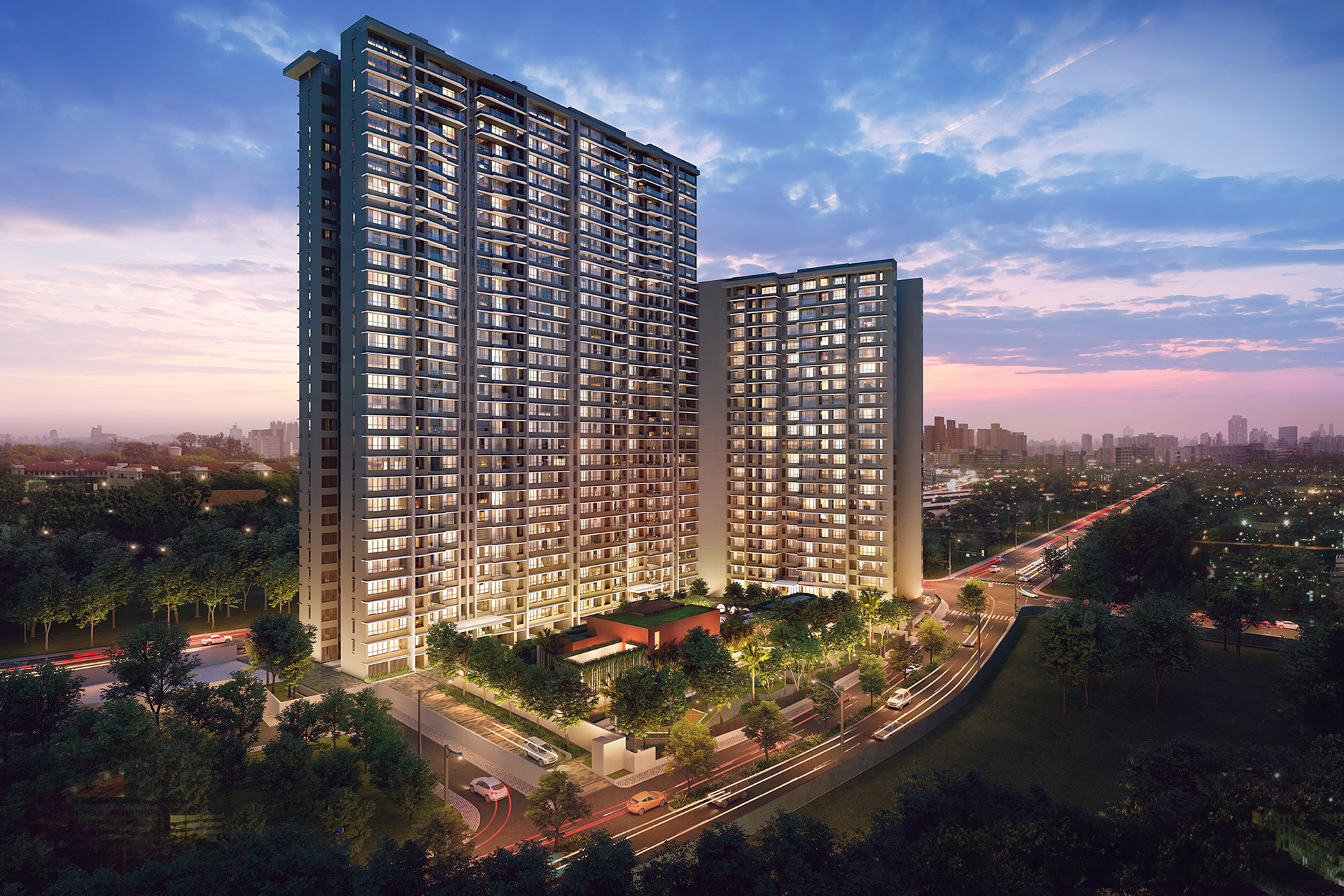 High Rise Apartments India - Krystaline